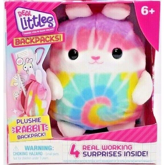REAL LITTLES | Toys | Real Littles Backpacks Plushie Rabbit Backpack ...